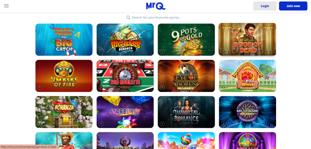 MrQ Casino Review | Updated Info on Games & Experience