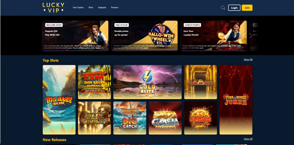 Lucky VIP Casino Review - Expert Insights On Features