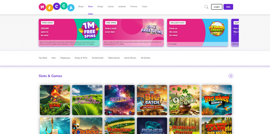 Mecca Bingo Review | Bright, Bold, Bingo Fun