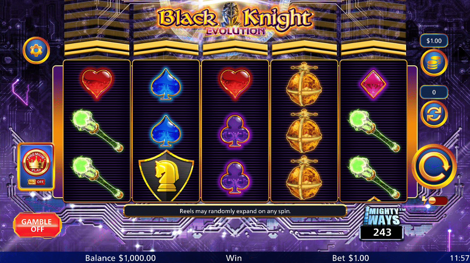Black Knight Evolution Slot Review & Demo | Light & Wonder