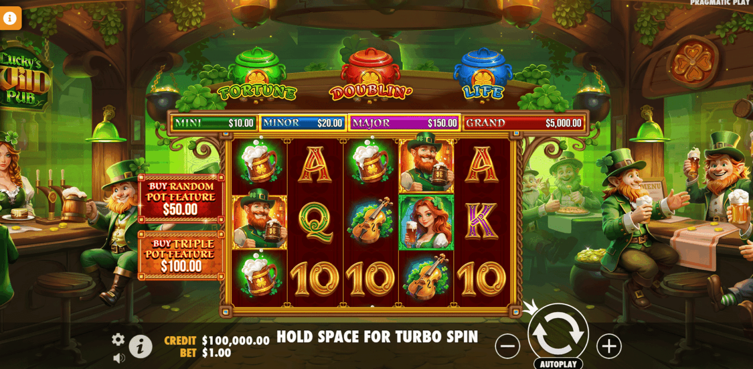 Lucky's Wild Pub Slot Review & Demo | Pragmatic Play