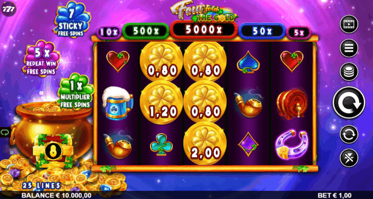 Fourfold The Gold Slot Review | High Limit Studios | Fruity Slots